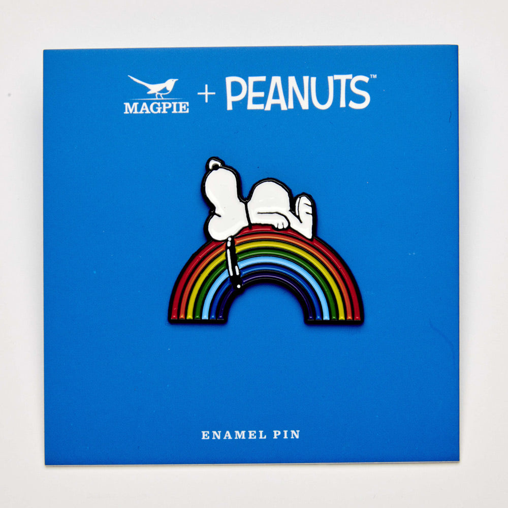 Snoopy Rainbow Enamel Pin | Peanuts® Nostalgic Rainbow Pin ...